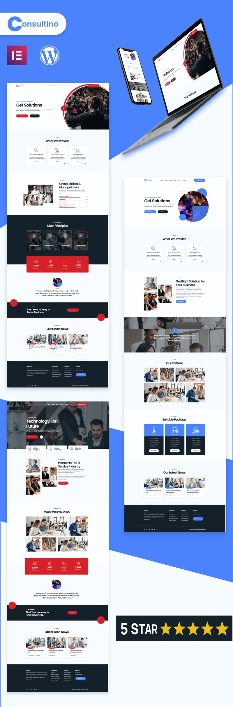 Consultino – IT Solutions & IT Service WordPress Theme